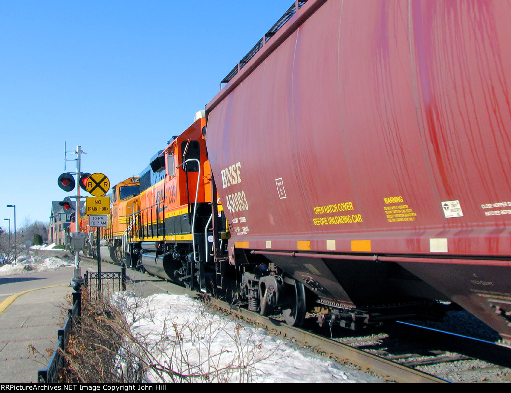 110218007 Westbound BNSF freight